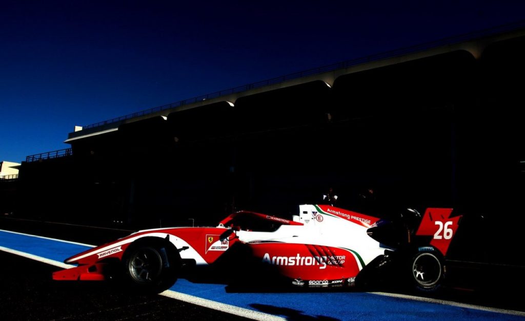 F3 | Test Le Castellet: Marcus Armstrong leader nella prima giornata