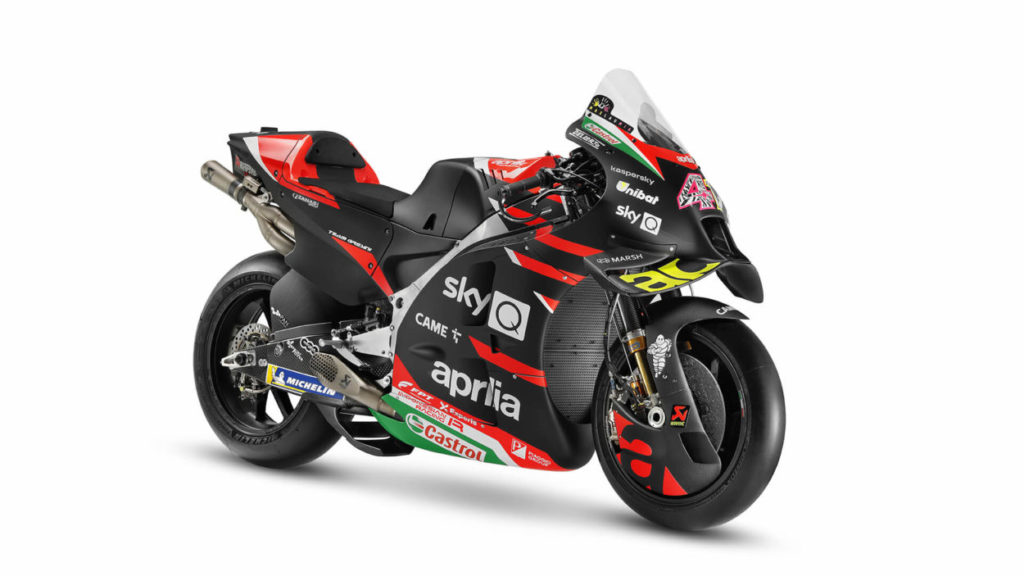 MotoGP | Presentato il team Aprilia Gresini e la RS-GP21