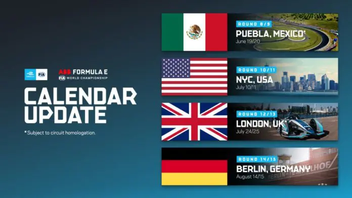 Formula E | Svelato il calendario definitivo della stagione 2021