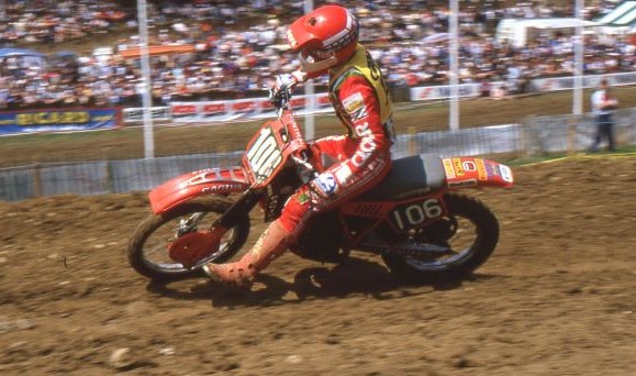 35 anni fa la prima vittoria Cagiva nella classe 250 del motocross ...