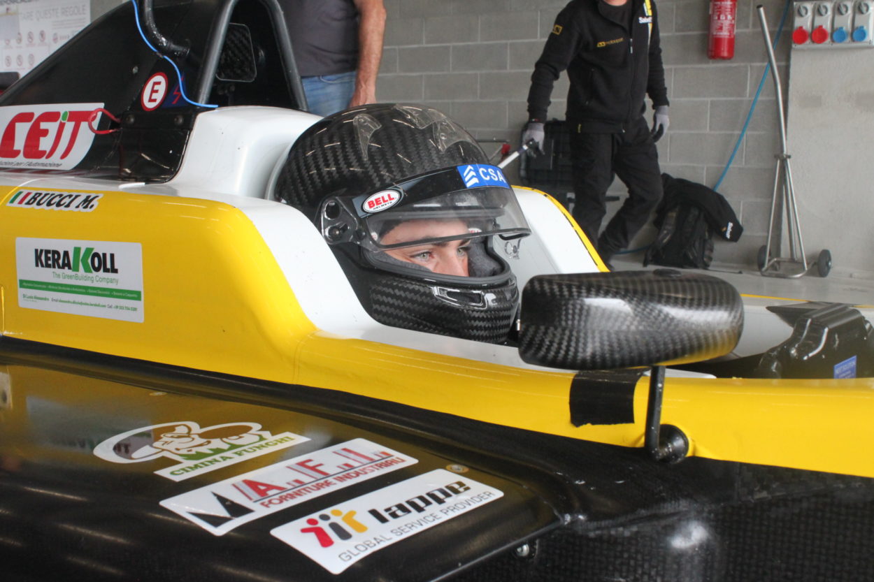 F4 Italia Primi Chilometri Con As Motorsport Per Mattia Bucci