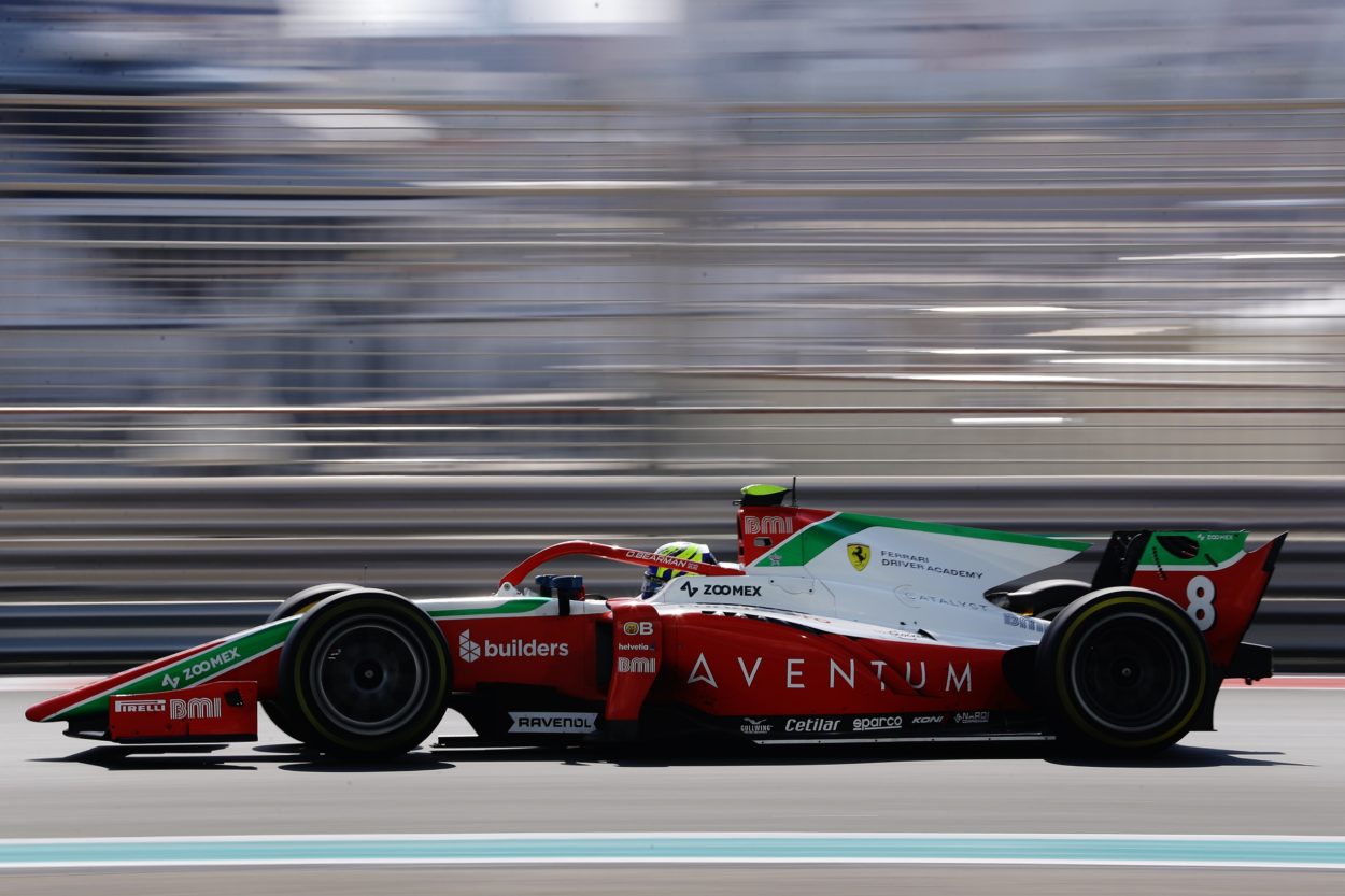 F2 | Abu Dhabi Test 2023: Prema comanda il Day 1 con Bearman ed Antonelli