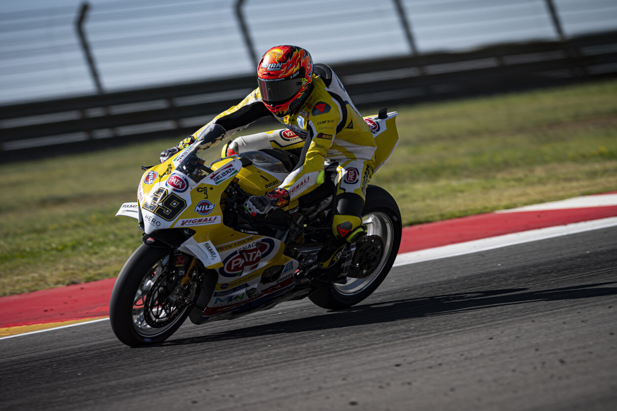 SBK | Round Aragona 2025, FP3: Andrea Iannone si mette in mostra: sua la prima posizione